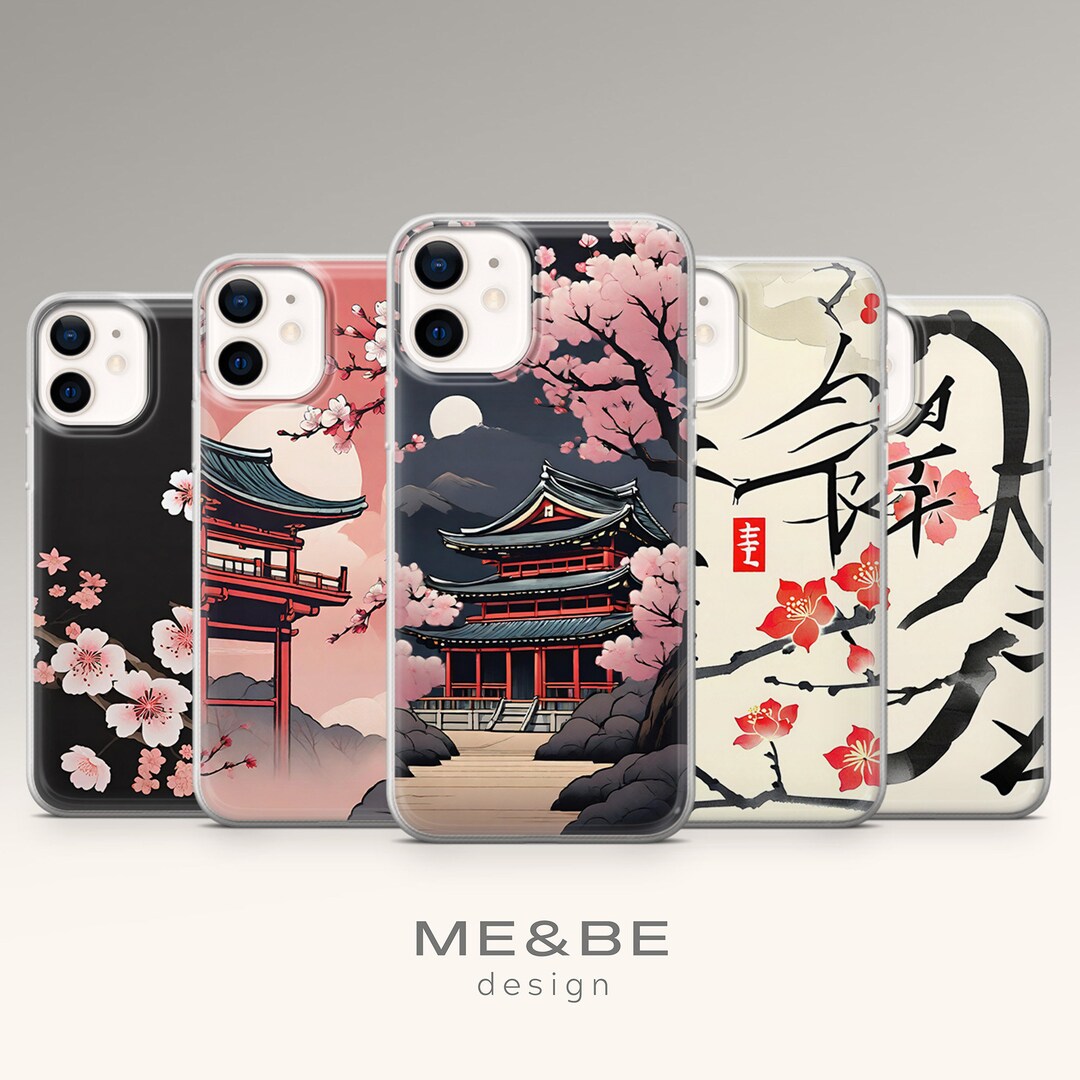 Japanese Style Phone Case Aesthetic Cover Korean for iPhone 15 Pro Max ...
