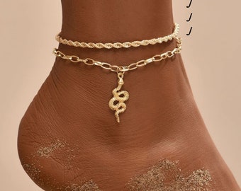 Ankle Leg Bracelet - Etsy