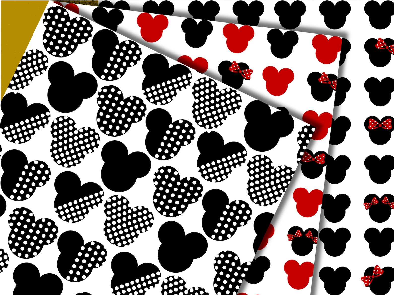 Disney Themed Scrapbook Paper 12x12 Disney World Disneyland Vacation ...