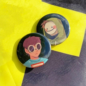 Dream SMP Pins DSMP Themed Badges Dream Smp Pinback Buttons - Etsy