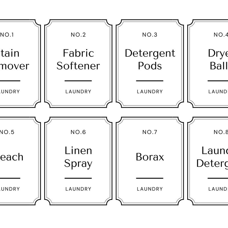Laundry Labels - Etsy