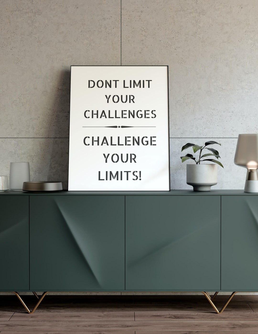 Minimalist Inspirational Wall Art, Office Decor Wall Art, Digital ...