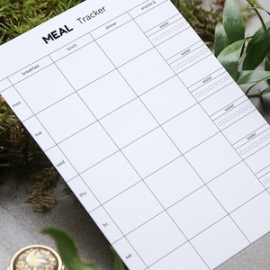 Weekly Meal Tracker, Meal Planner, Digital Download, Instant Download ...