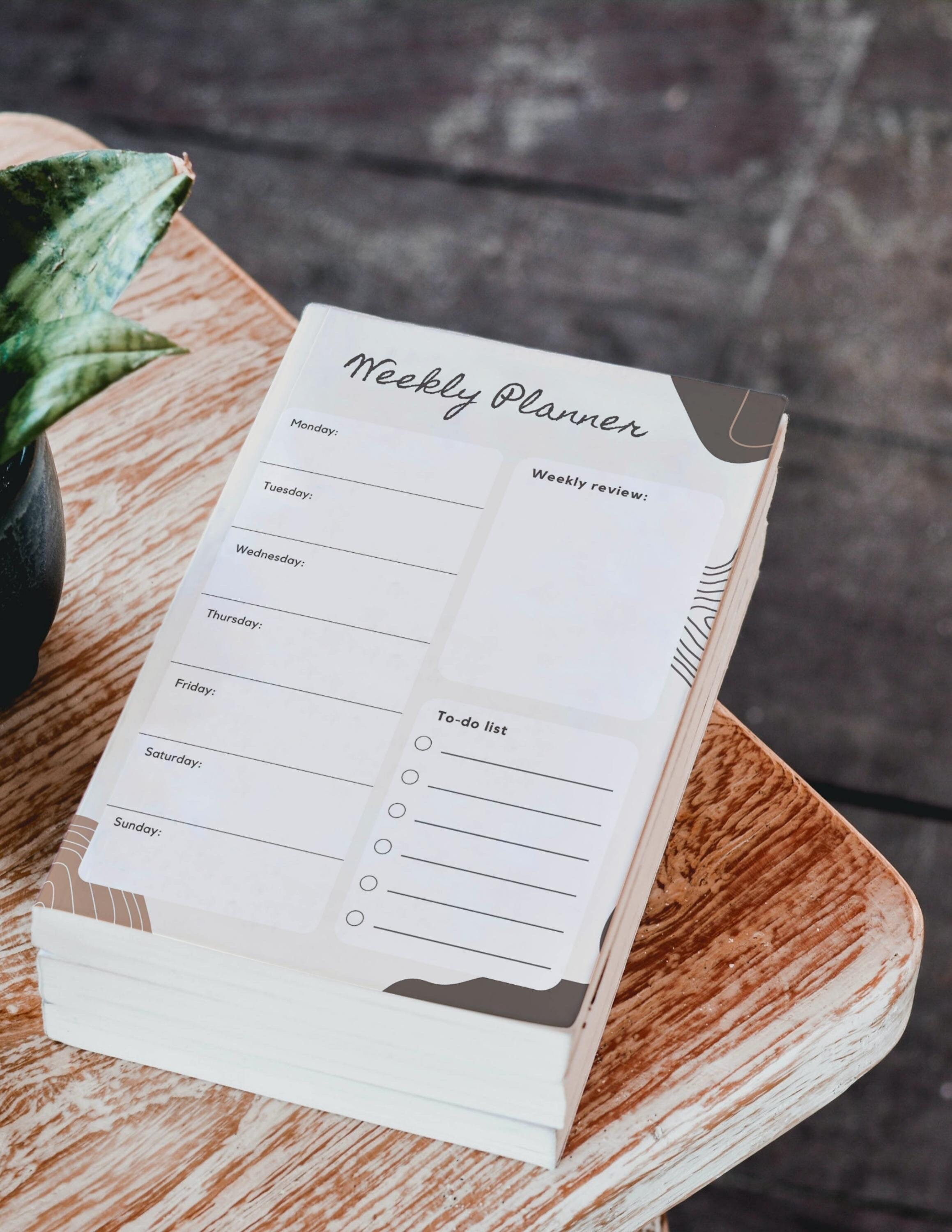 Minimalist Weekly Planner, Printable Weekly Planner, Digital Planner ...