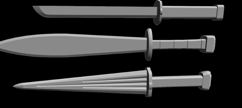 Sword Pack STL - Etsy