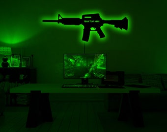 M416 Rifle Neon Sign - Etsy