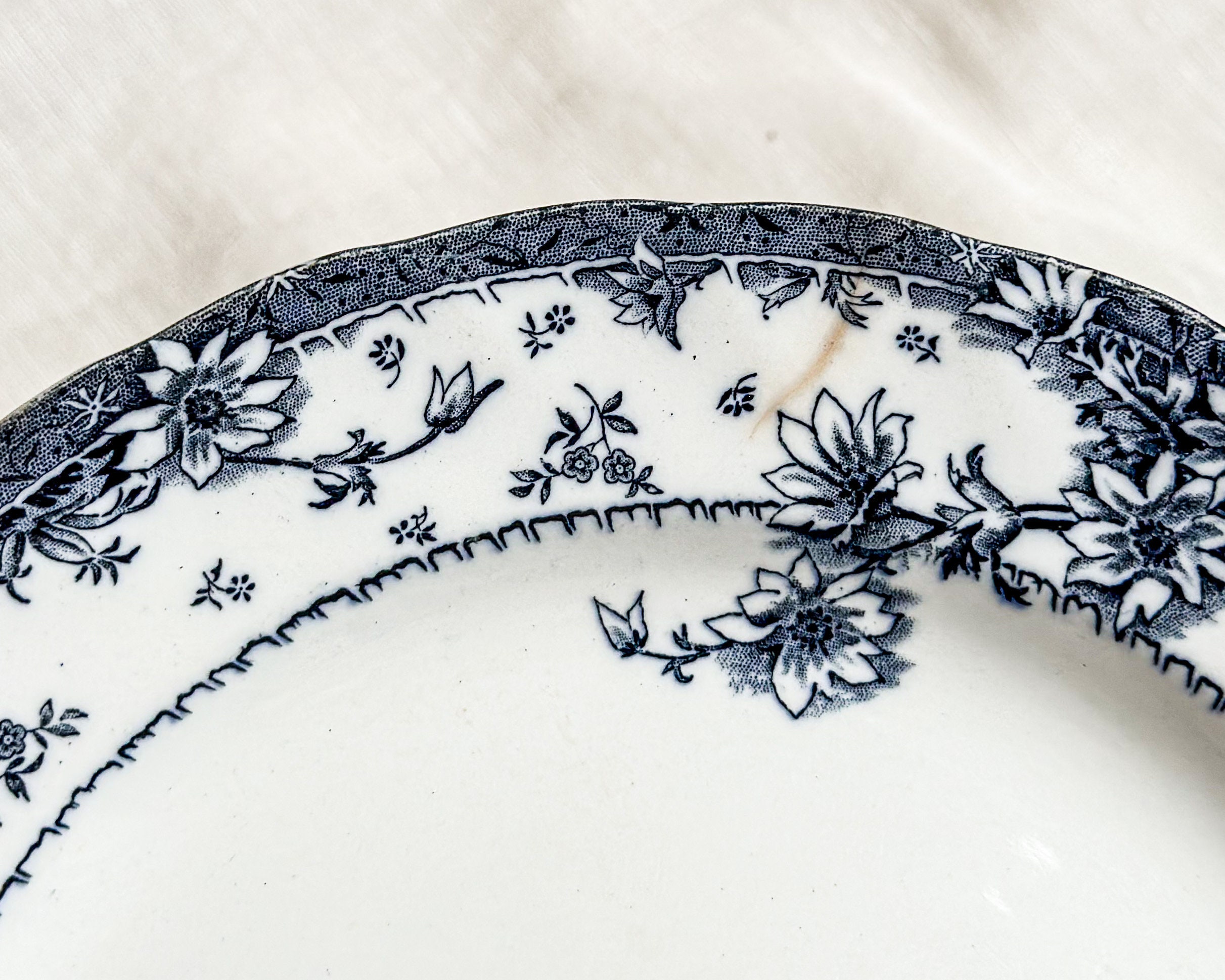 Rare Antique Doulton Burslem Side Plates, ALBERT Pattern Antique 9 ...