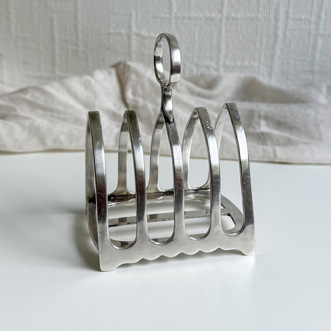 Antique Silver Plated Toast Rack for Four Slices, James Dixon & Sons ...