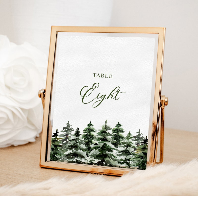 Mountain Table Numbers - Etsy