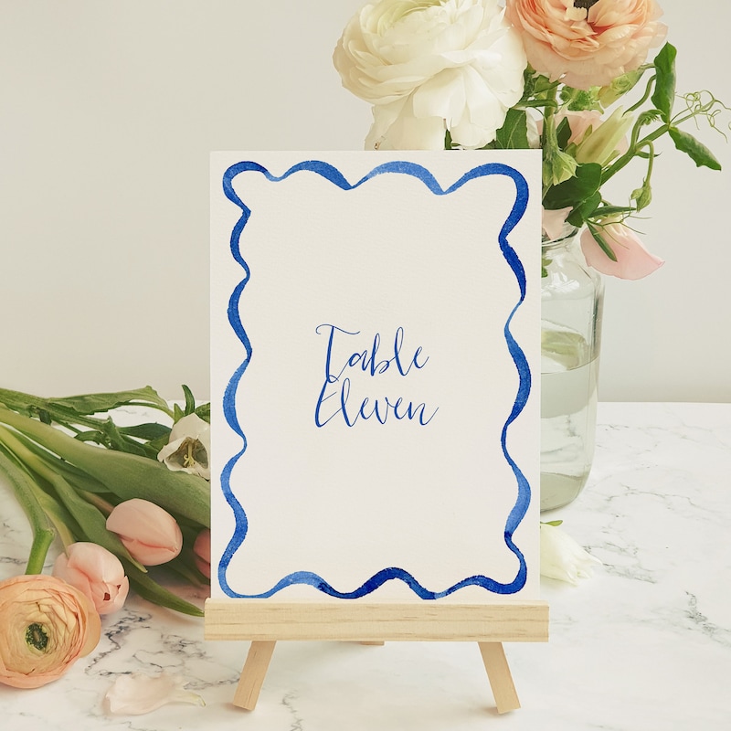 Table Card - Etsy