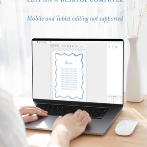 Apricot Squiggle Seating Chart Cards, Editable Table Assignment Sign ...