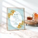 California Poppy Bar Menu Template, Orange Poppies Watercolor Sign ...