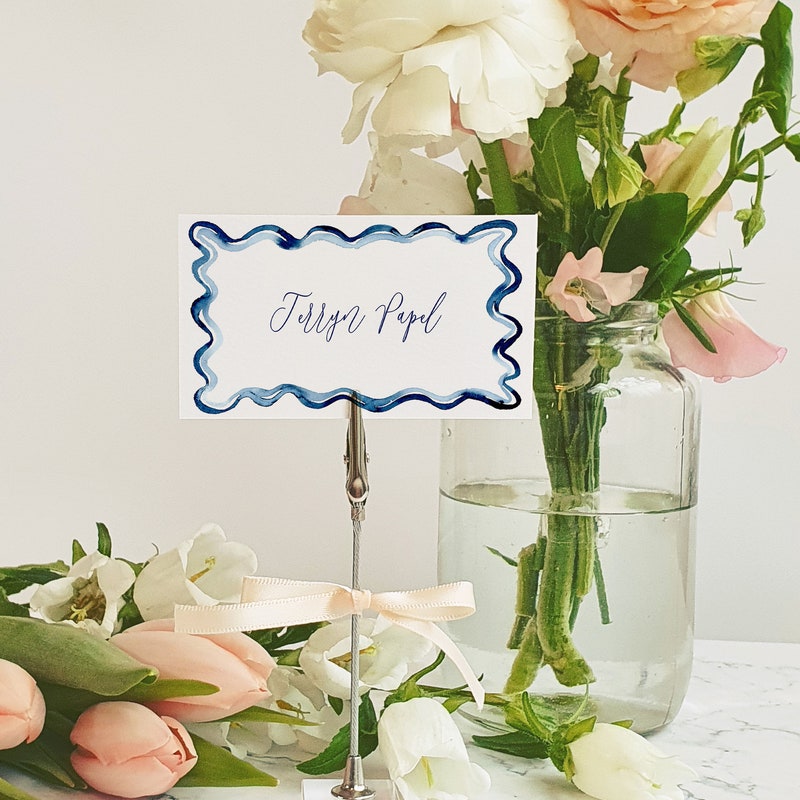 Scallop Escort Card - Etsy