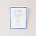 Watercolor Blue Frame Bar Menu TEMPLATE, Light Blue Watercolor Frame ...