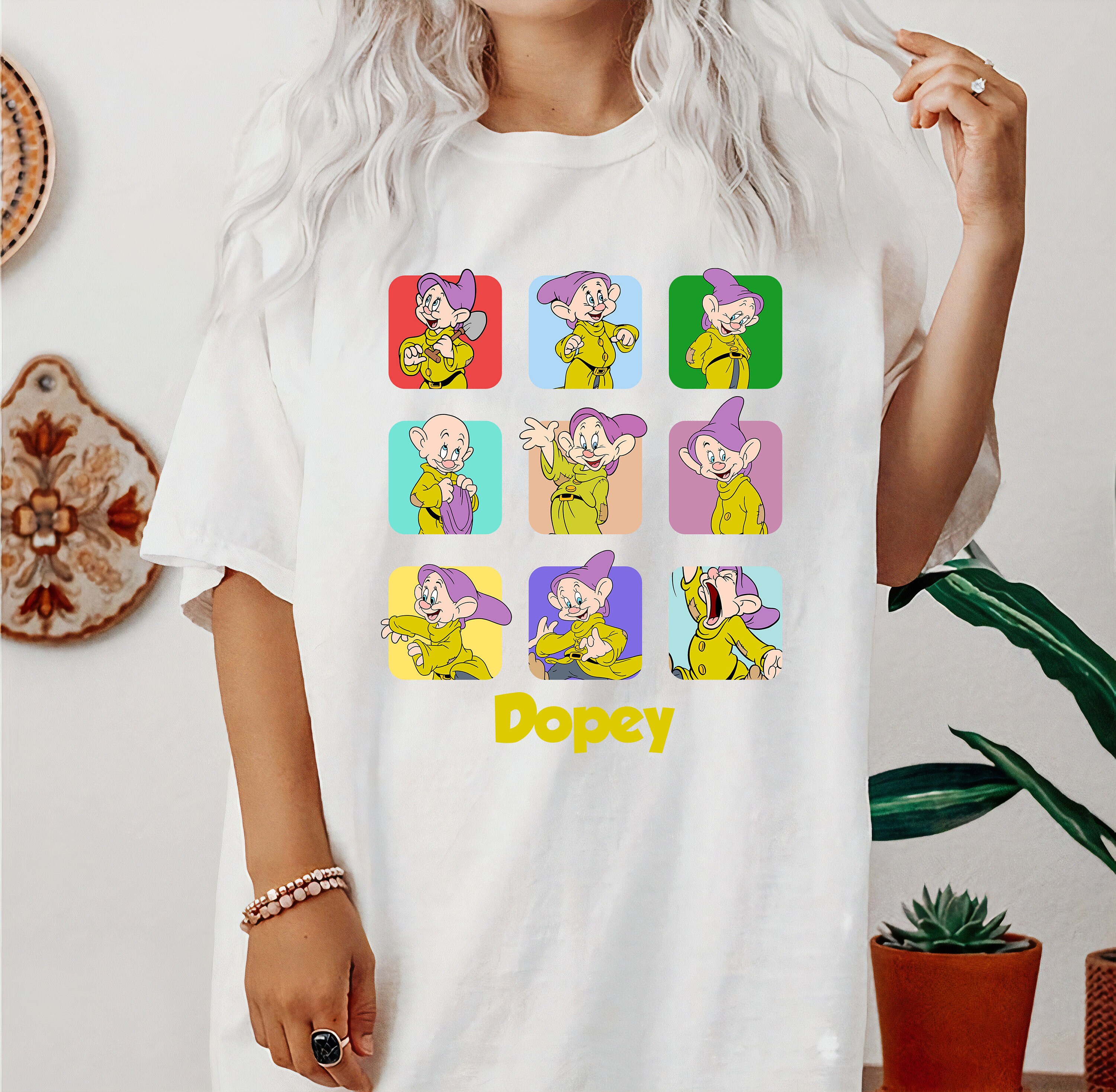 Disney Dopey Snow White and Seven Dwarfs Shirt, Dopey Moods Shirt ...