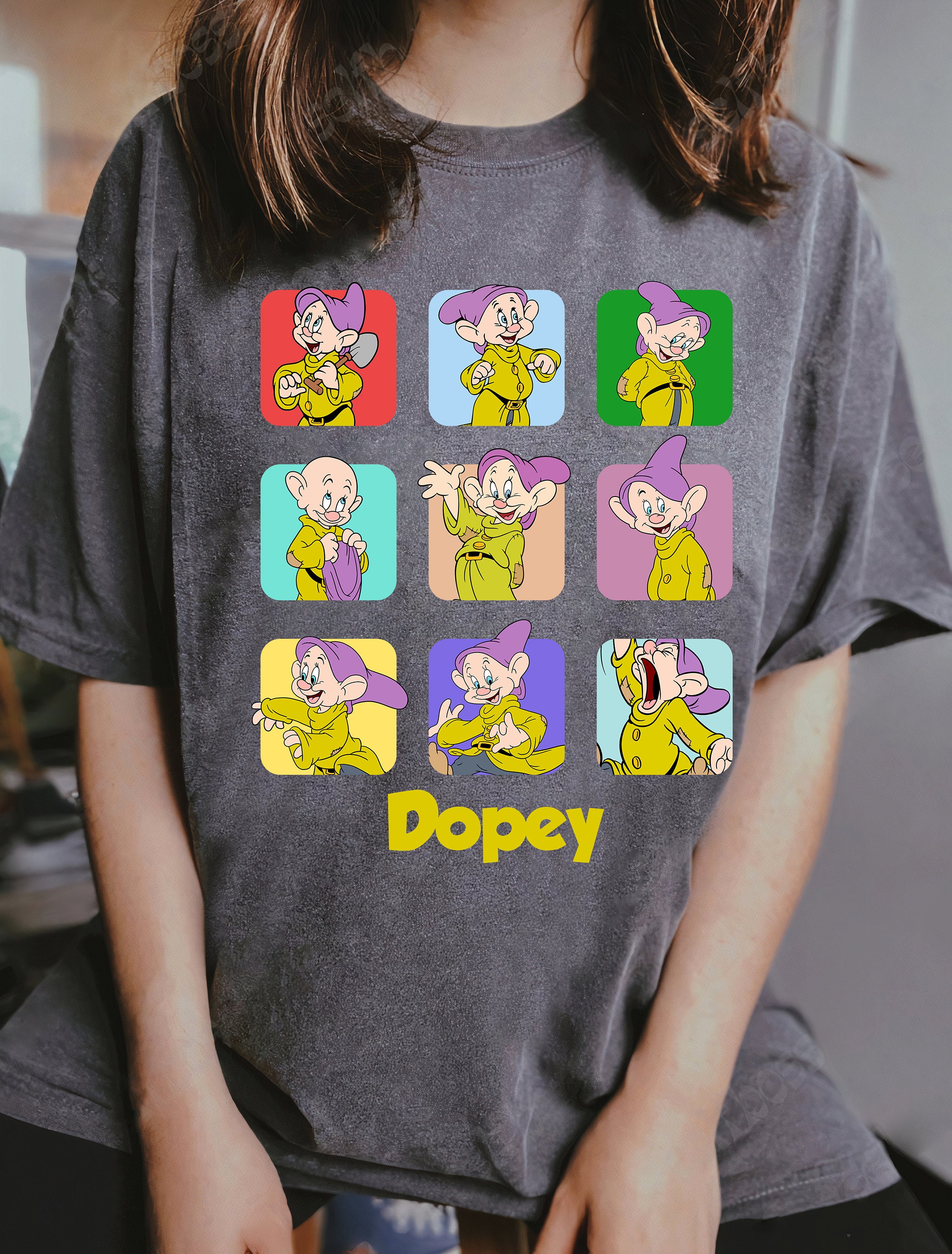 Disney Dopey Snow White and Seven Dwarfs Shirt, Dopey Moods Shirt ...