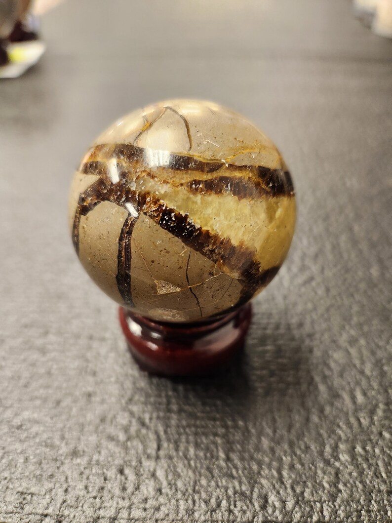 Septarian Sphere, Crystal, UV Light Reactive - Etsy