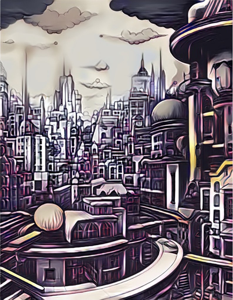 Hidden Realms: Lost Cities Coloring Odyssey. Printable Digital Coloring ...