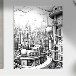 Hidden Realms: Lost Cities Coloring Odyssey. Printable Digital Coloring ...