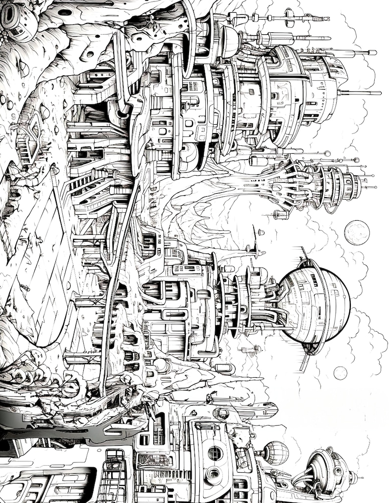 Hidden Realms: Lost Cities Coloring Odyssey. Printable Digital Coloring ...