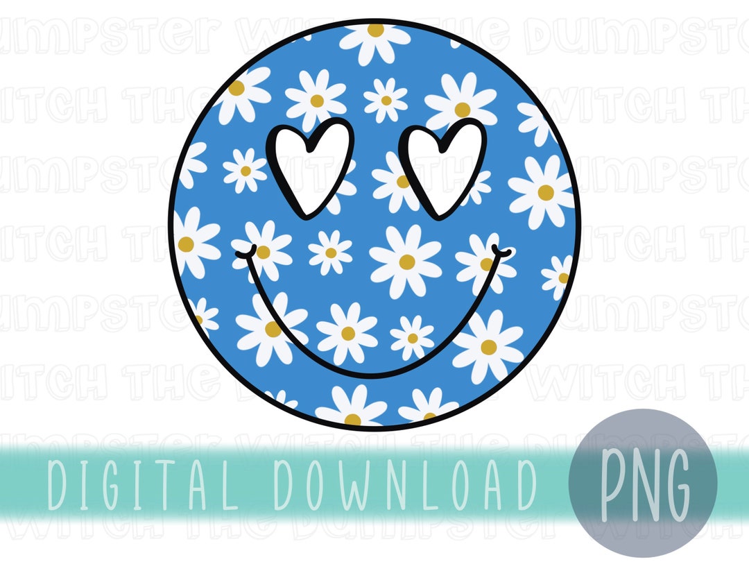 Daisy Smiley Face Design PNG - Smiley Face Shirt Design Flower Child ...