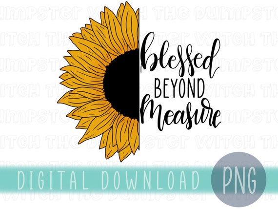 Blessed Beyond Measure Design PNG Blessed Shirt Design - Etsy