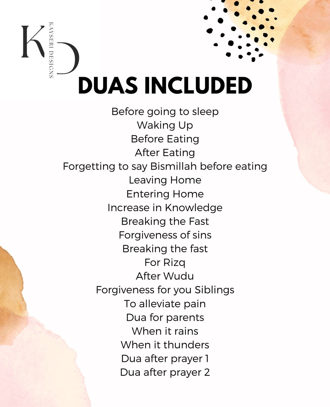 Kids Dua Cards Duas for Kids Prayer Cards Islamic Dua Flashcards ...