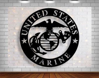Marine Svg - Etsy