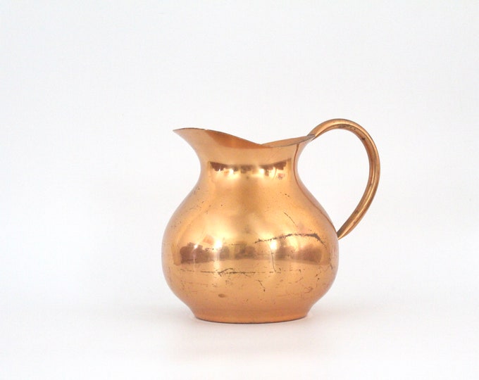Lovely Vintage Copper Plated Jug by Tagus, Portugal || Elegant Retro ...