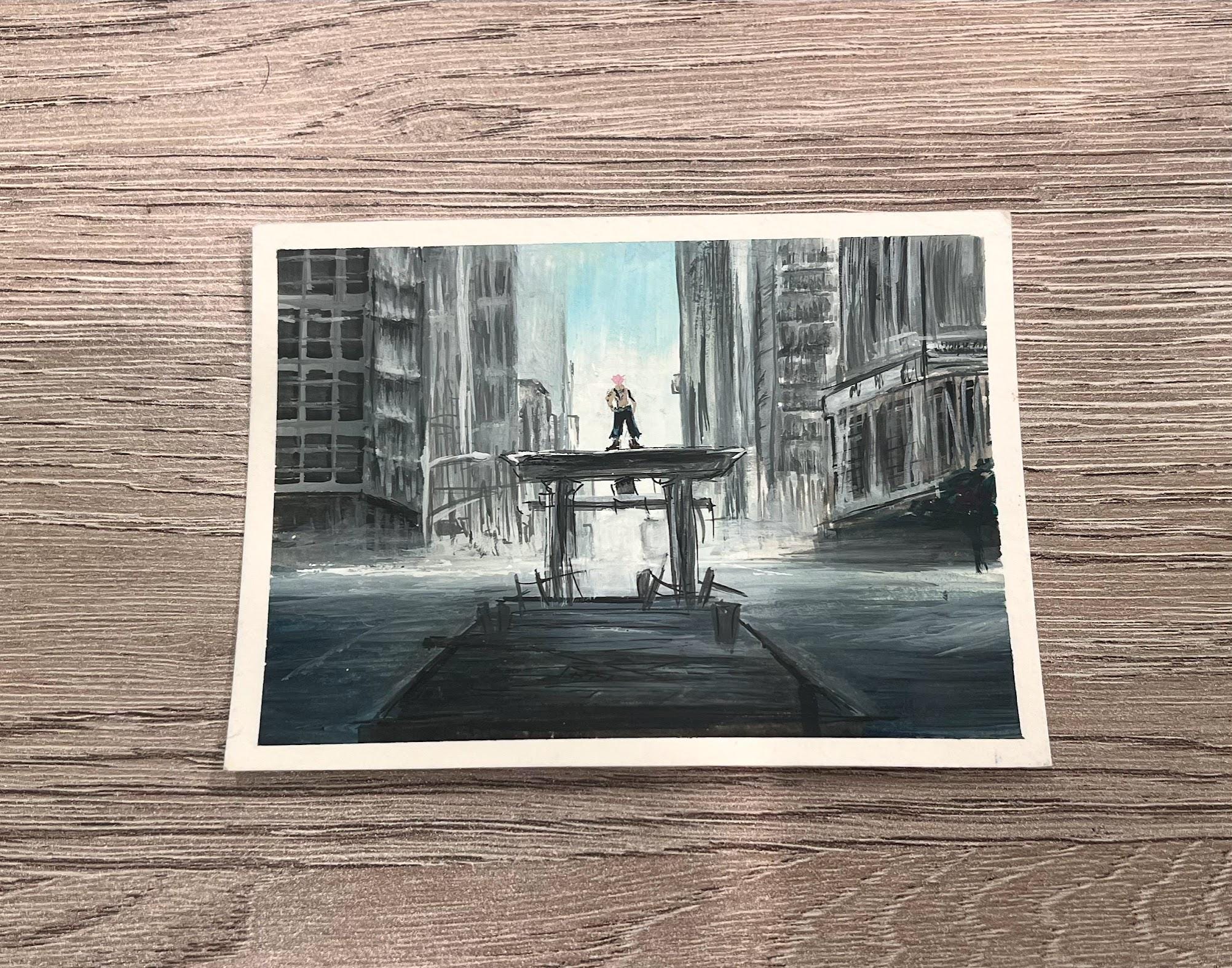 Yuji Itadori Jujutsu Kaisen Shibuya Art Print Card - Watercolor - Wall ...