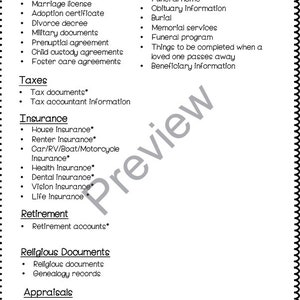Emergency Preparedness Bug Out Binder Editable PDF - Etsy