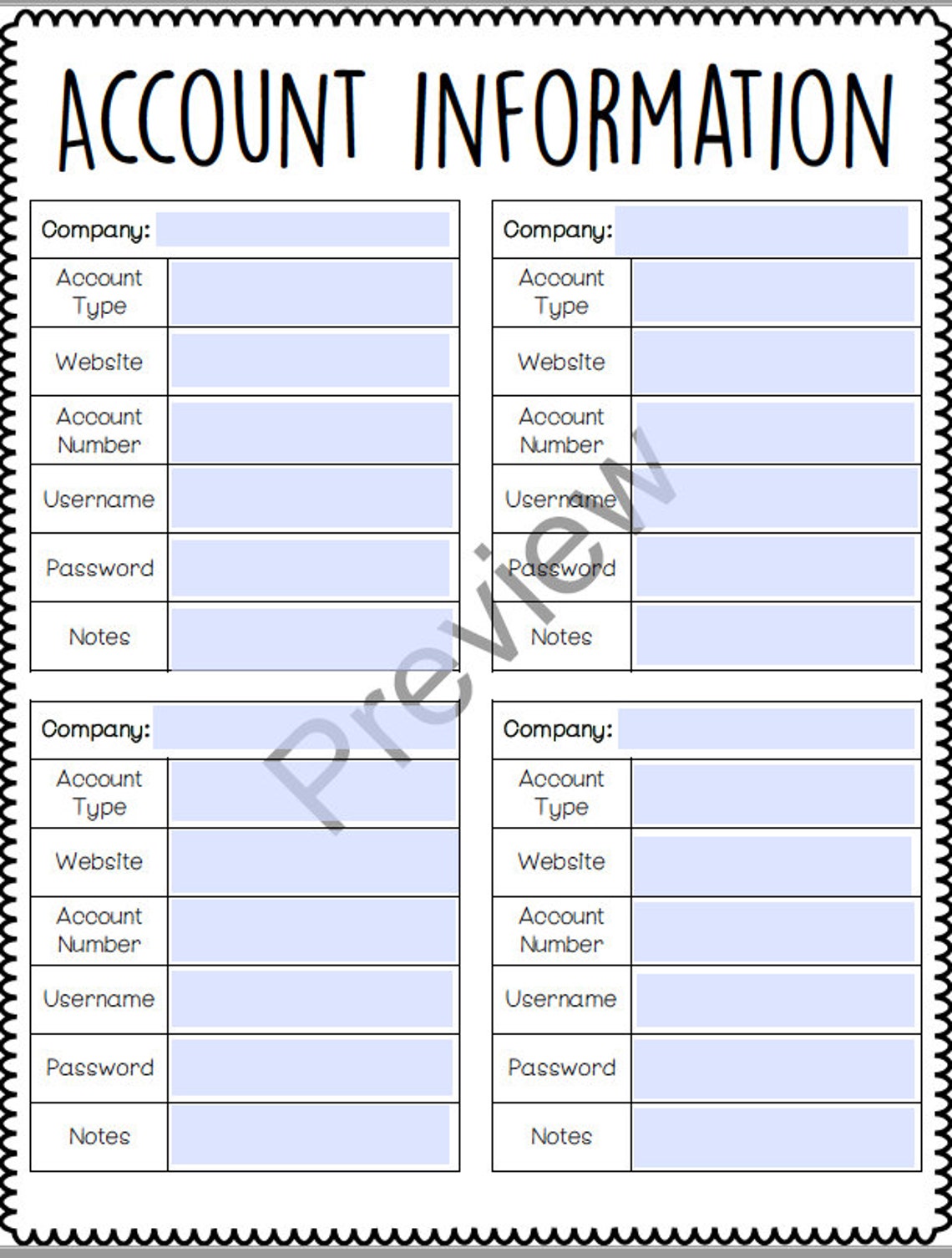 Emergency Preparedness Bug Out Binder Editable PDF - Etsy