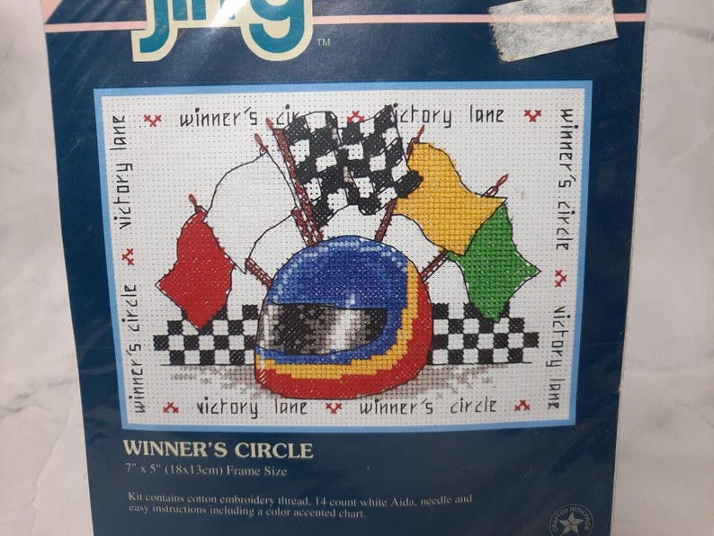 1995 Dimensions Sunset Jiffy Counted Cross Stitch Kit Winner's Circle ...