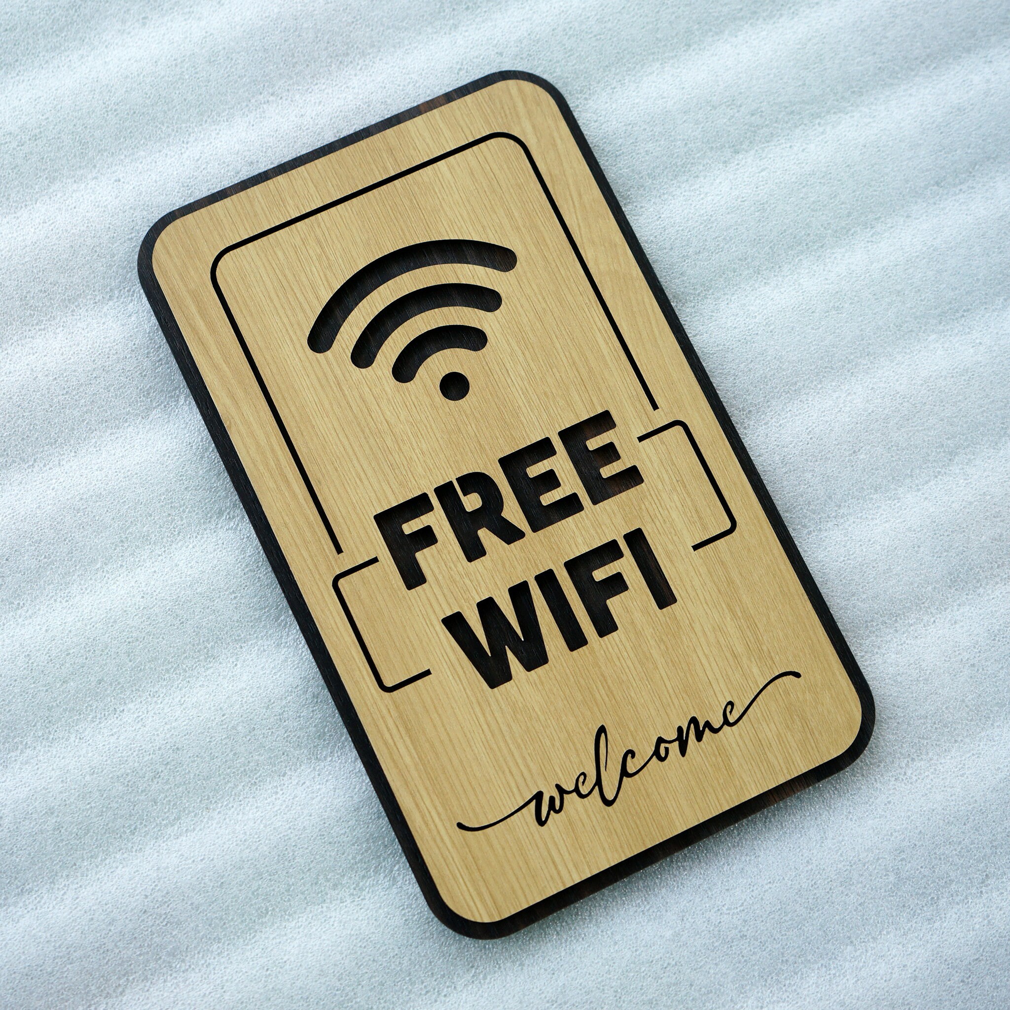 Free Wifi Wooden Sign, Wifi Laser SVG, Wifi Password Sign, Guess Room ...