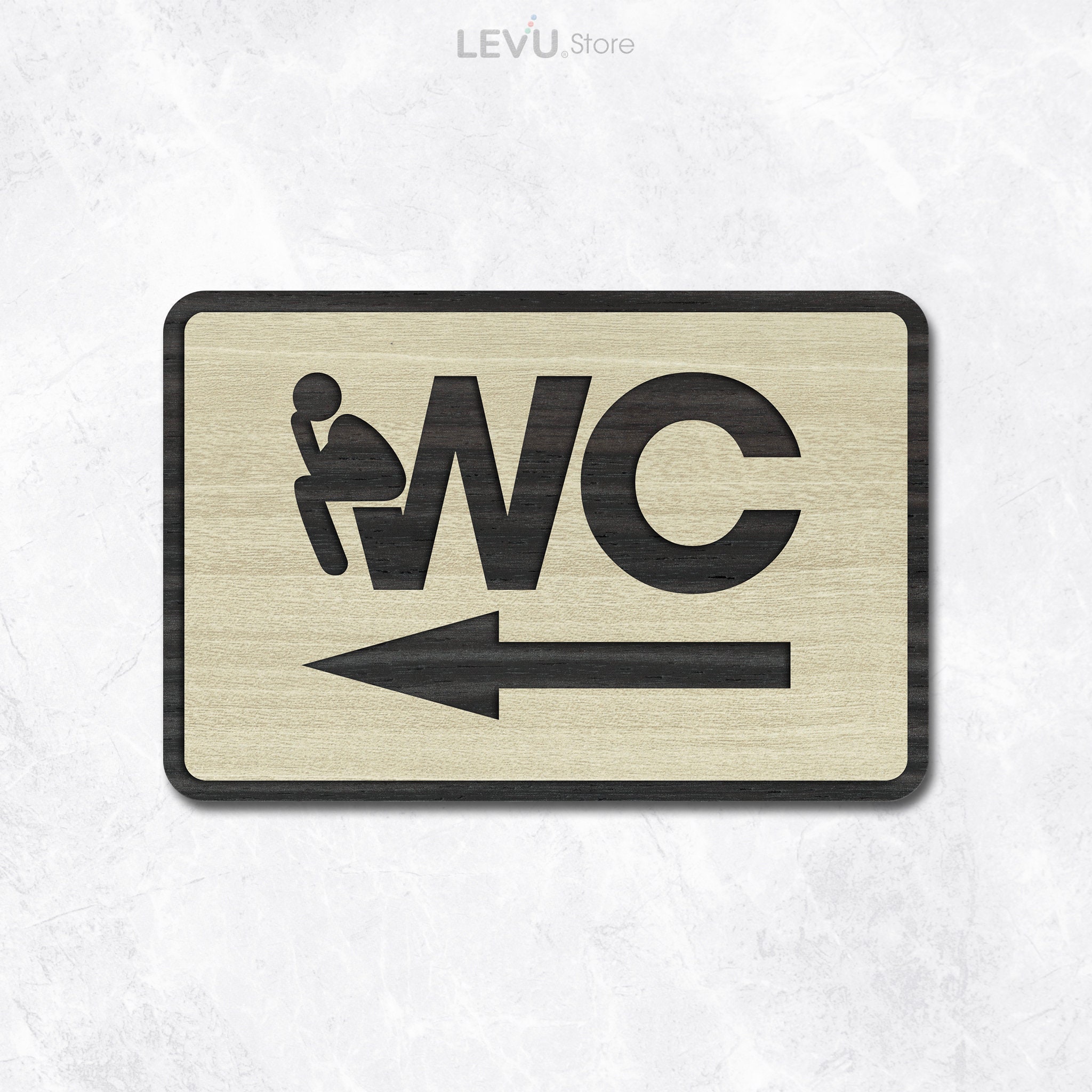 Wooden Toilet Sign, Restroom Sign, WC Sign, Bathroom Sign, Wooden Sign ...