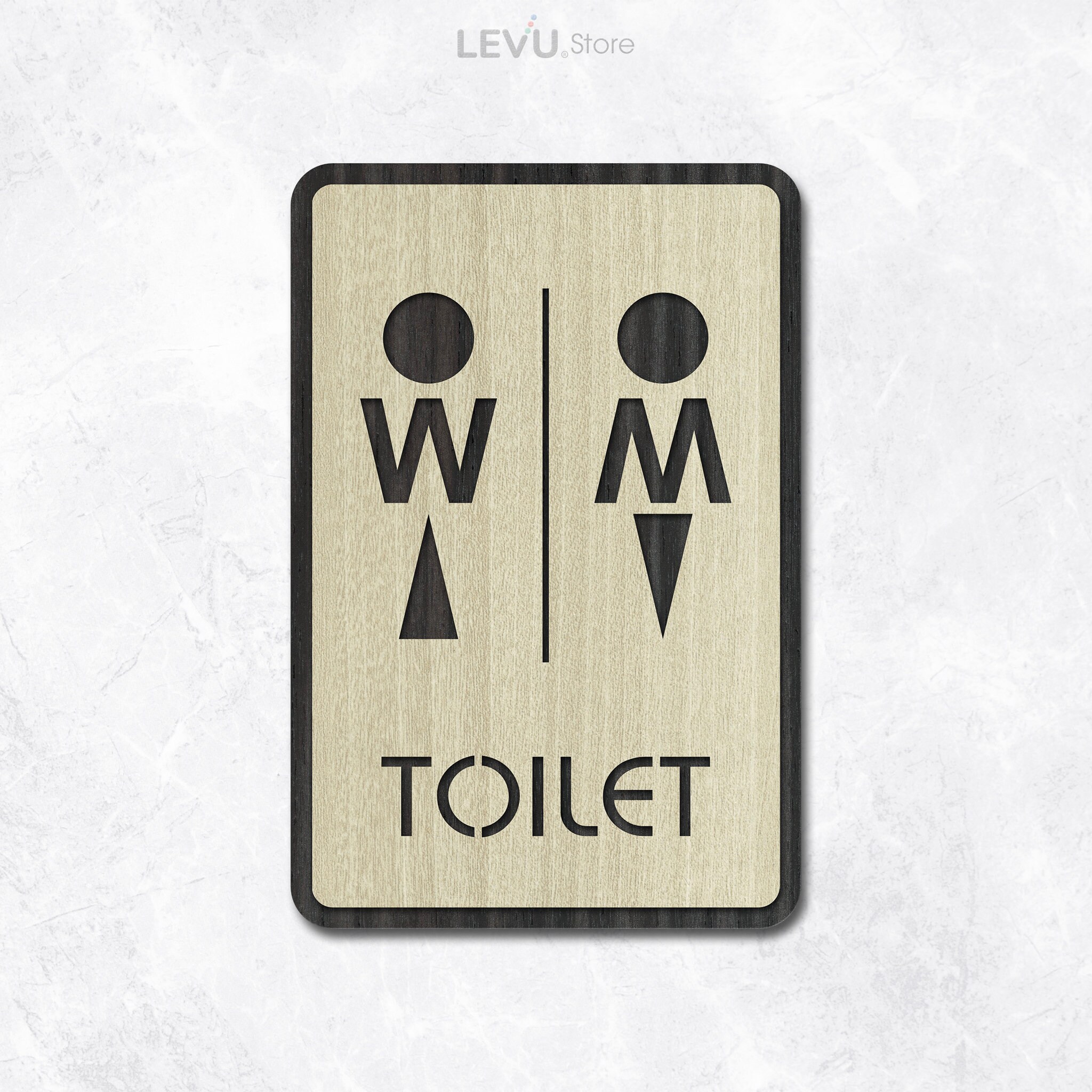 Wooden Toilet Sign, Restroom Sign, WC Sign, Bathroom Sign, Wooden Sign ...
