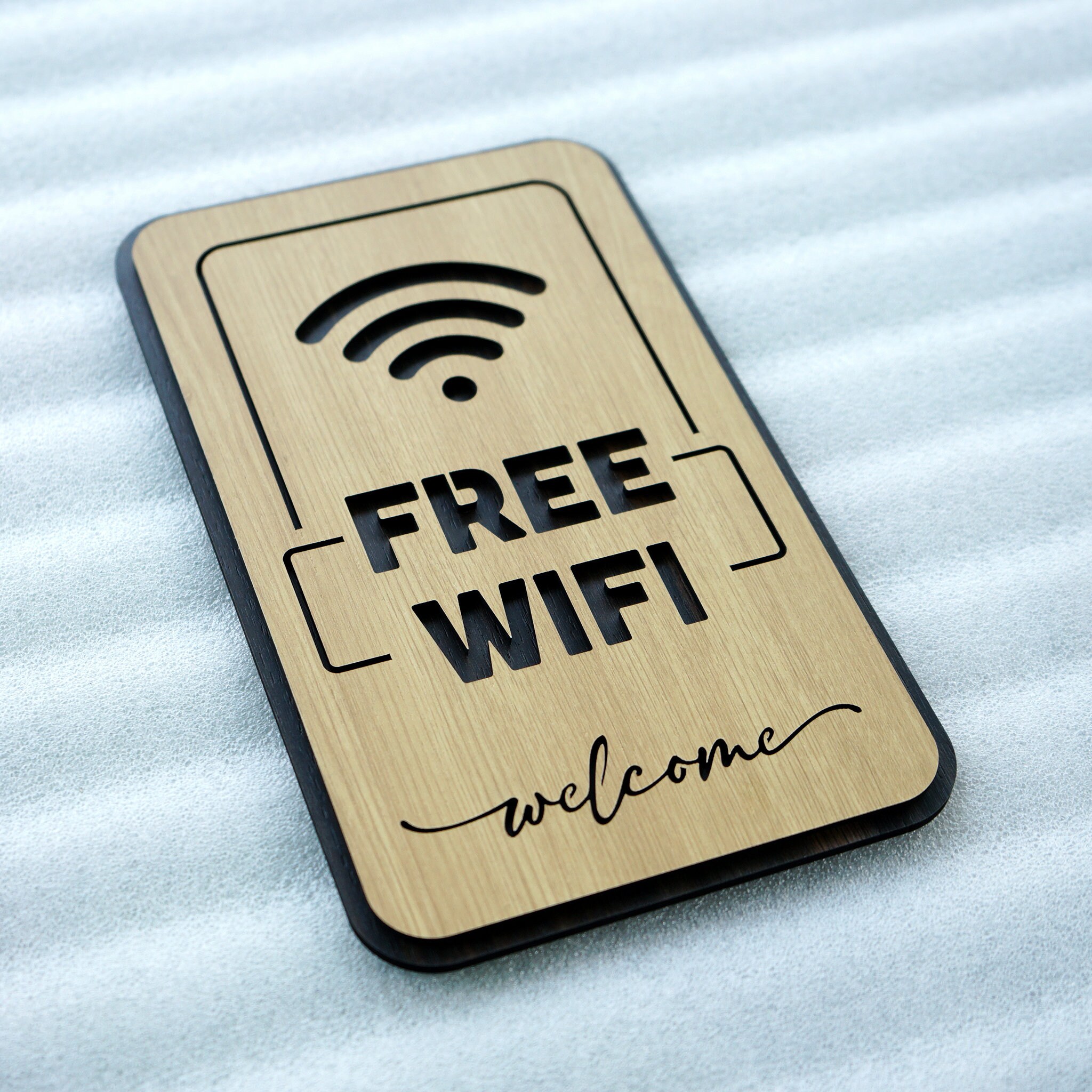 Free Wifi Wooden Sign, Wifi Laser SVG, Wifi Password Sign, Guess Room ...