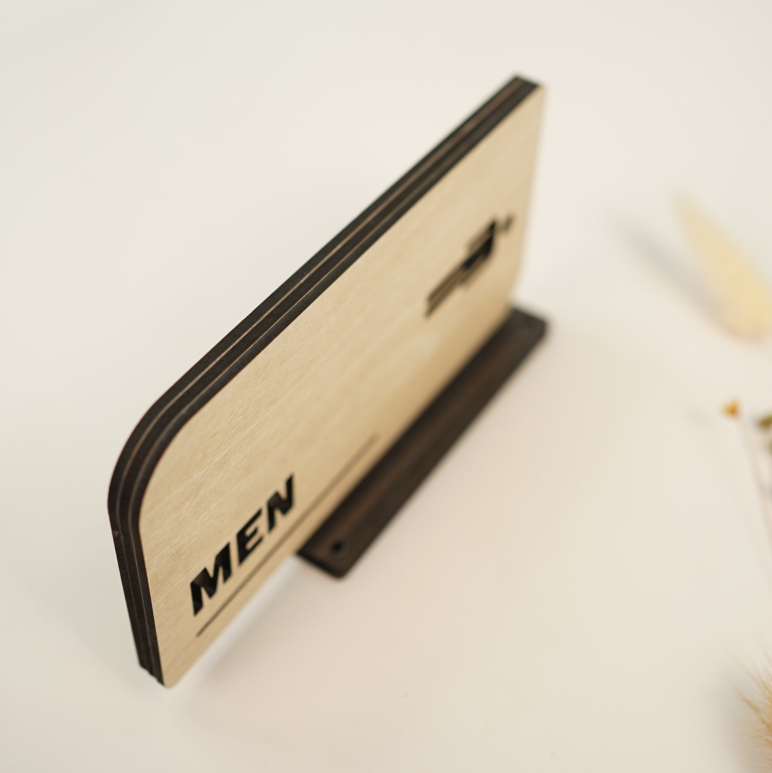 Toilet Sign, Men/women Toilet Sign, Wood Sign 3D, Toilet Wall Sign ...