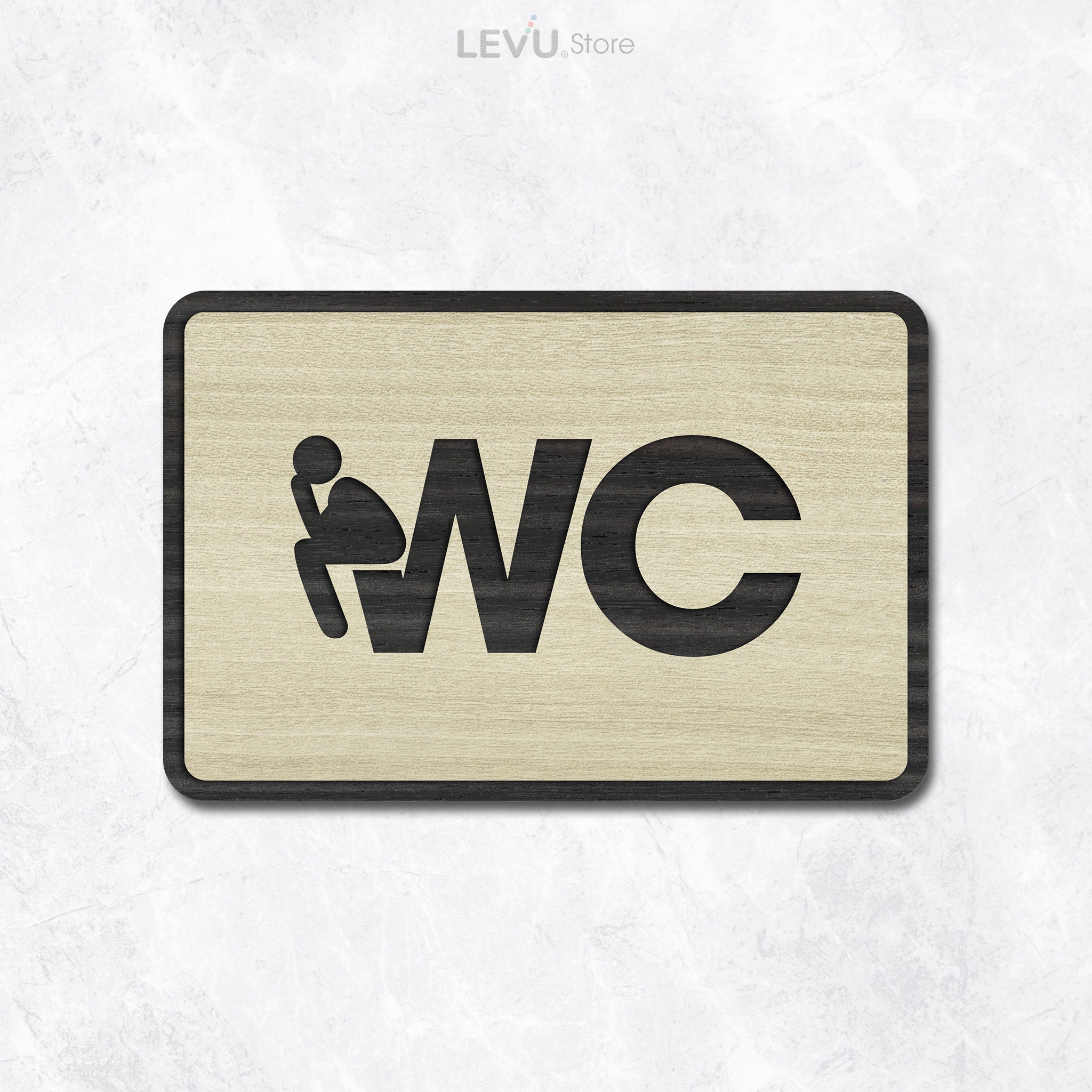 Wooden Toilet Sign, Restroom Sign, WC Sign, Bathroom Sign, Wooden Sign ...