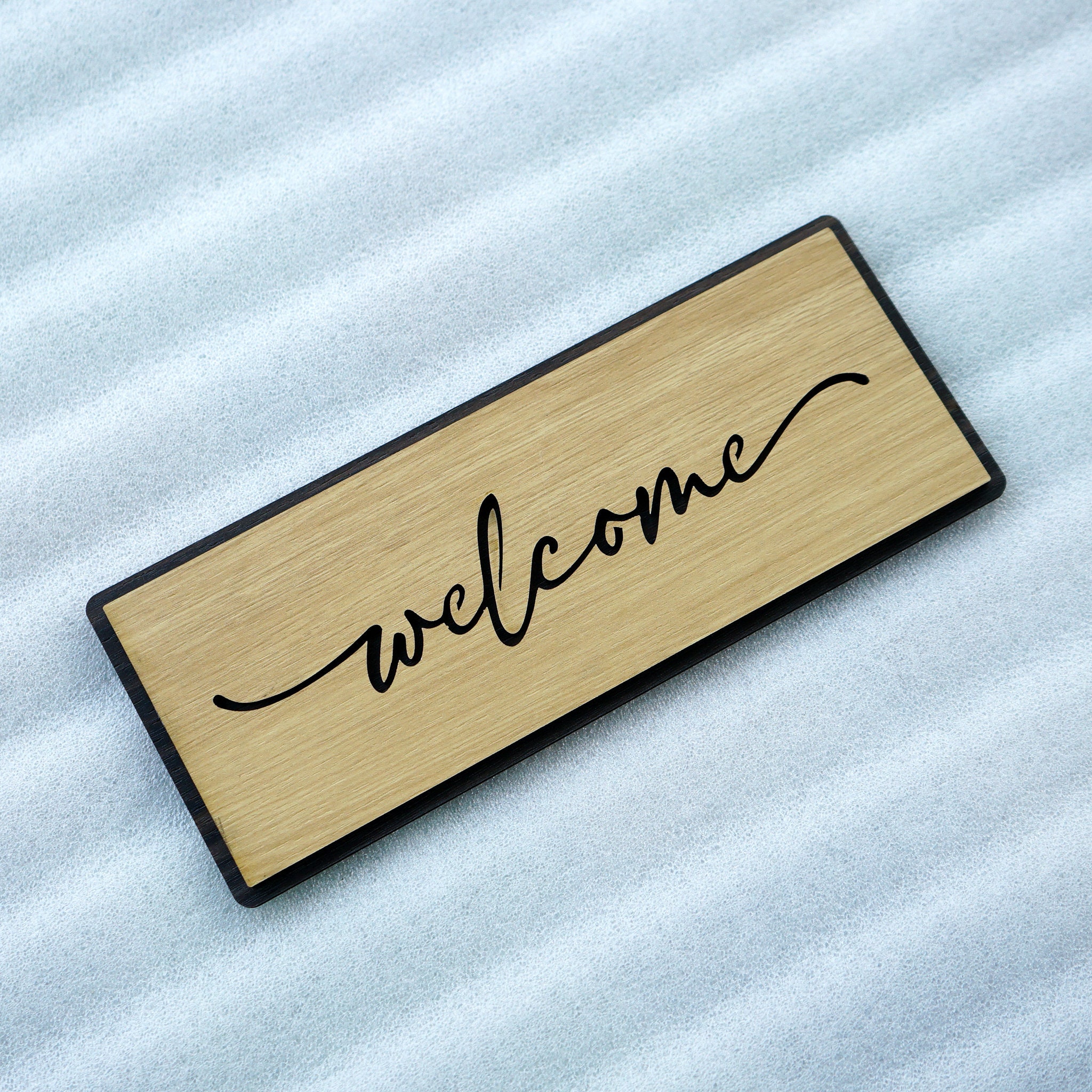 Wooden Welcome Sign, Welcome Door Sign, Door Sticker Sign, Vintage ...