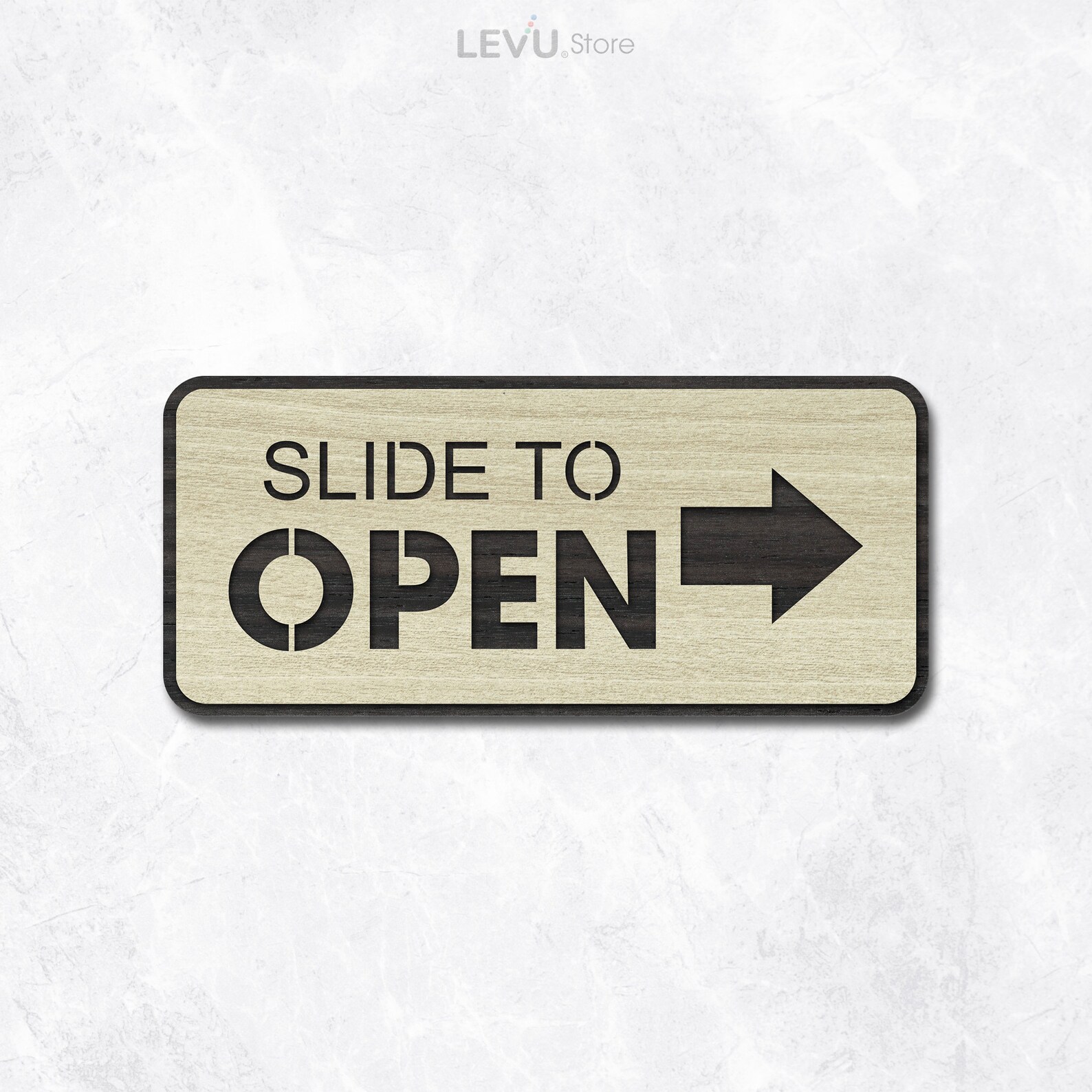 Wooden Push & Pull Door Sign Set, Doorway Signs, Hotel Doors, Office ...