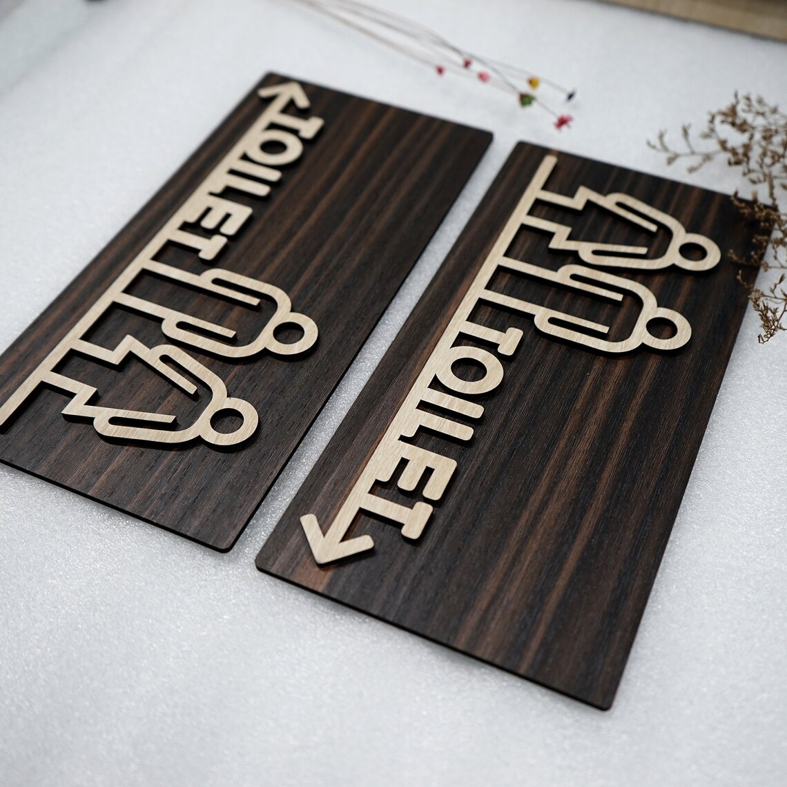Toilet Wood Sign, Restroom Sign, Bathroom Sign, WC Sign, Wooden Door ...