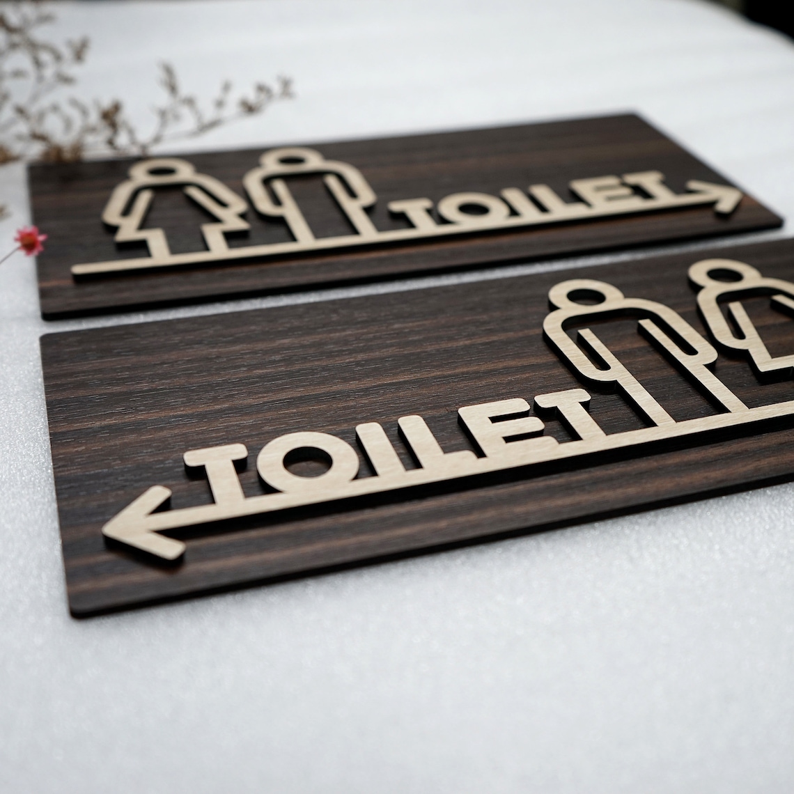 Toilet Wood Sign, Restroom Sign, Bathroom Sign, WC Sign, Wooden Door ...