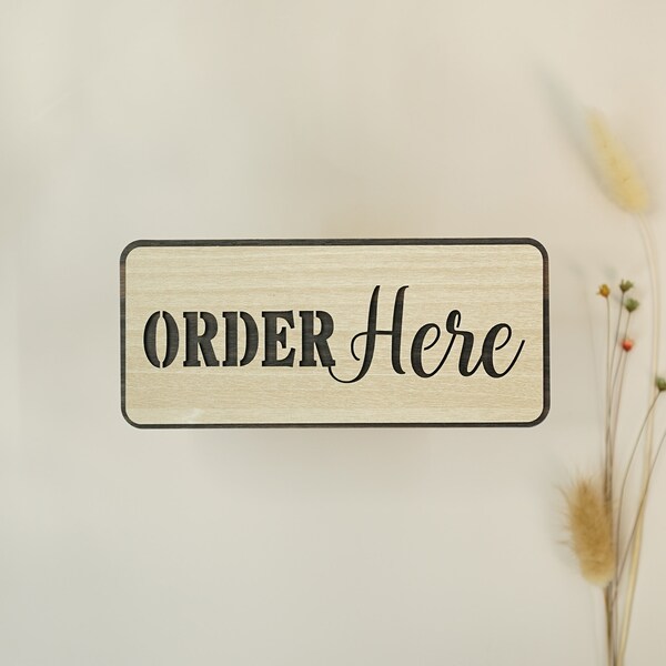 Order Here Sign - Etsy