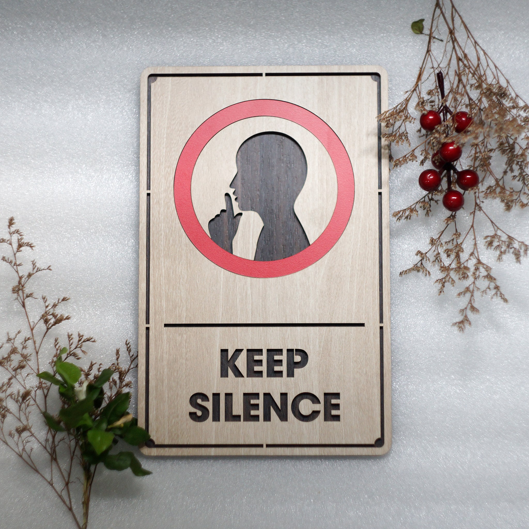 Keep Silence Sign Board
