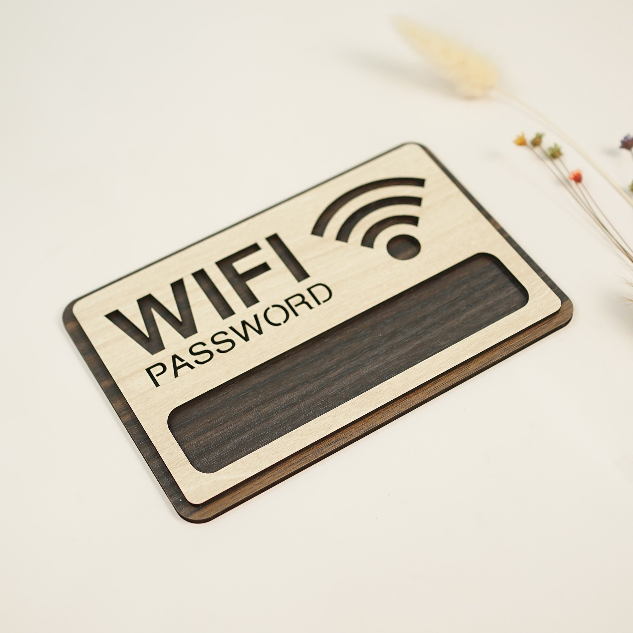 Wifi Sign, Wifi Wood Sign, Public Sign, Free Wifi Sign, House Wifi Sign ...