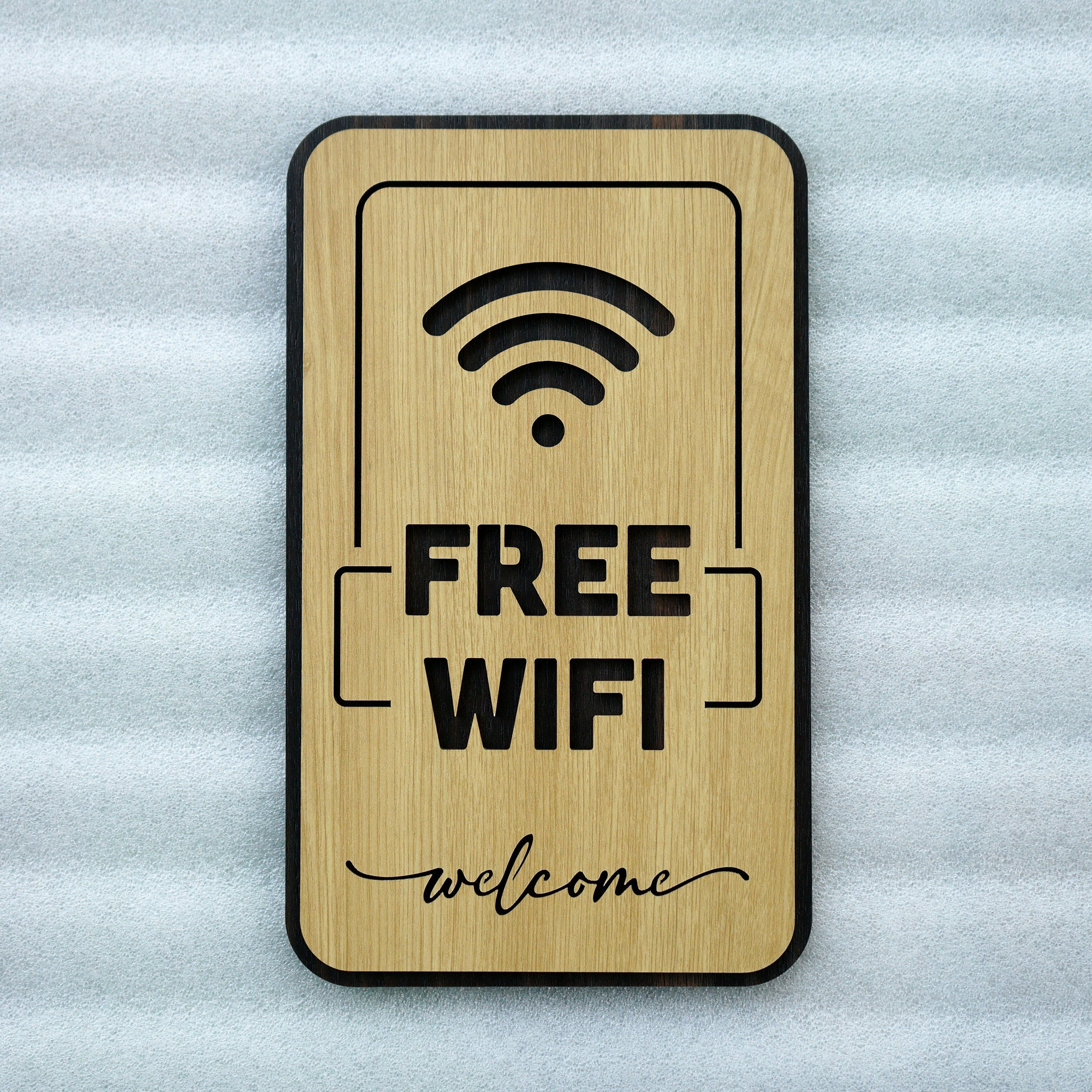Free Wifi Wooden Sign, Wifi Laser SVG, Wifi Password Sign, Guess Room ...