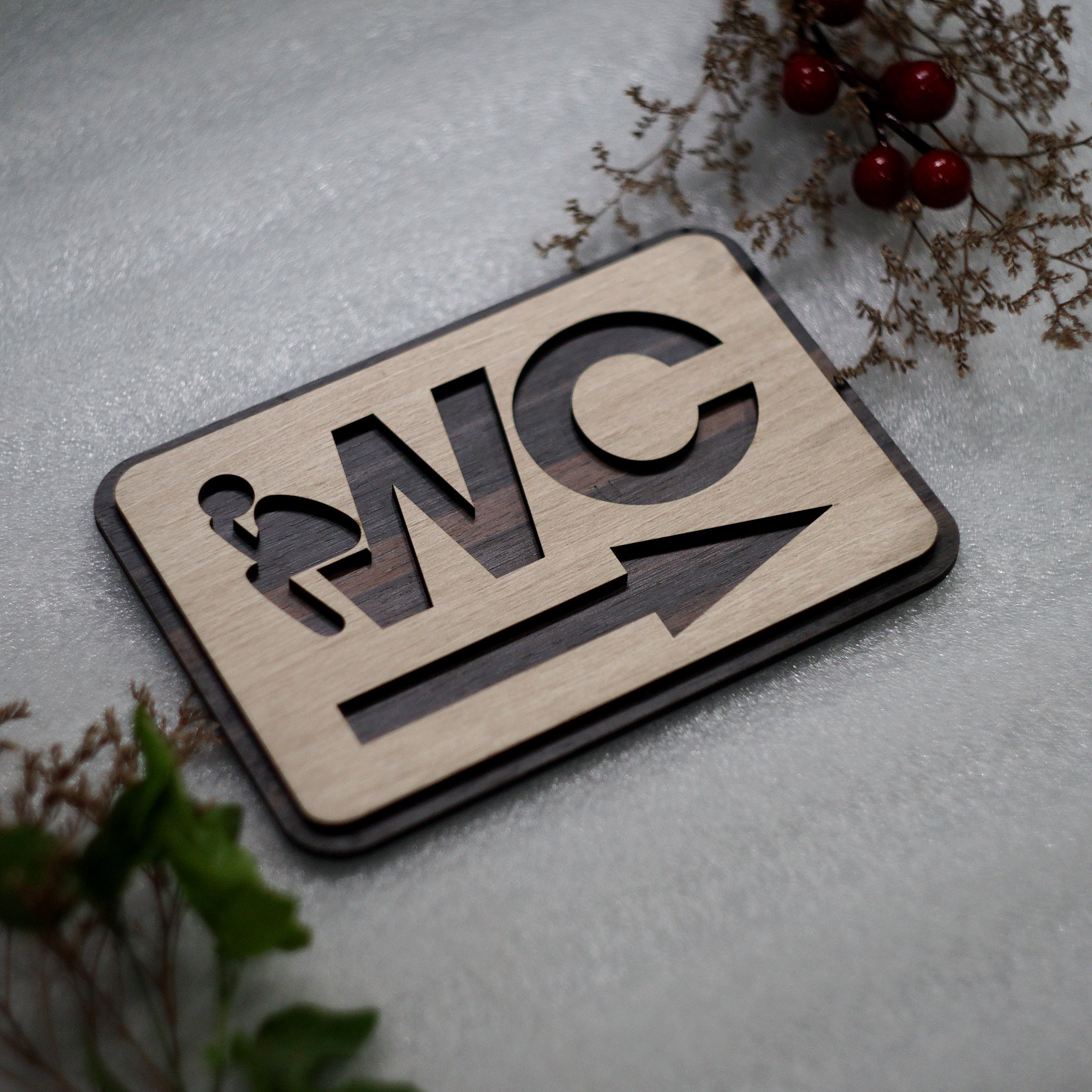 WC Sign Toilet Door Sign Wooden Restroom Sign Handmade - Etsy Australia