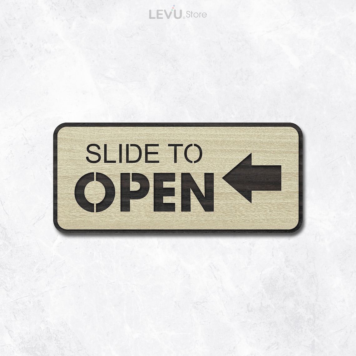 Wooden Push & Pull Door Sign Set, Doorway Signs, Hotel Doors, Office ...