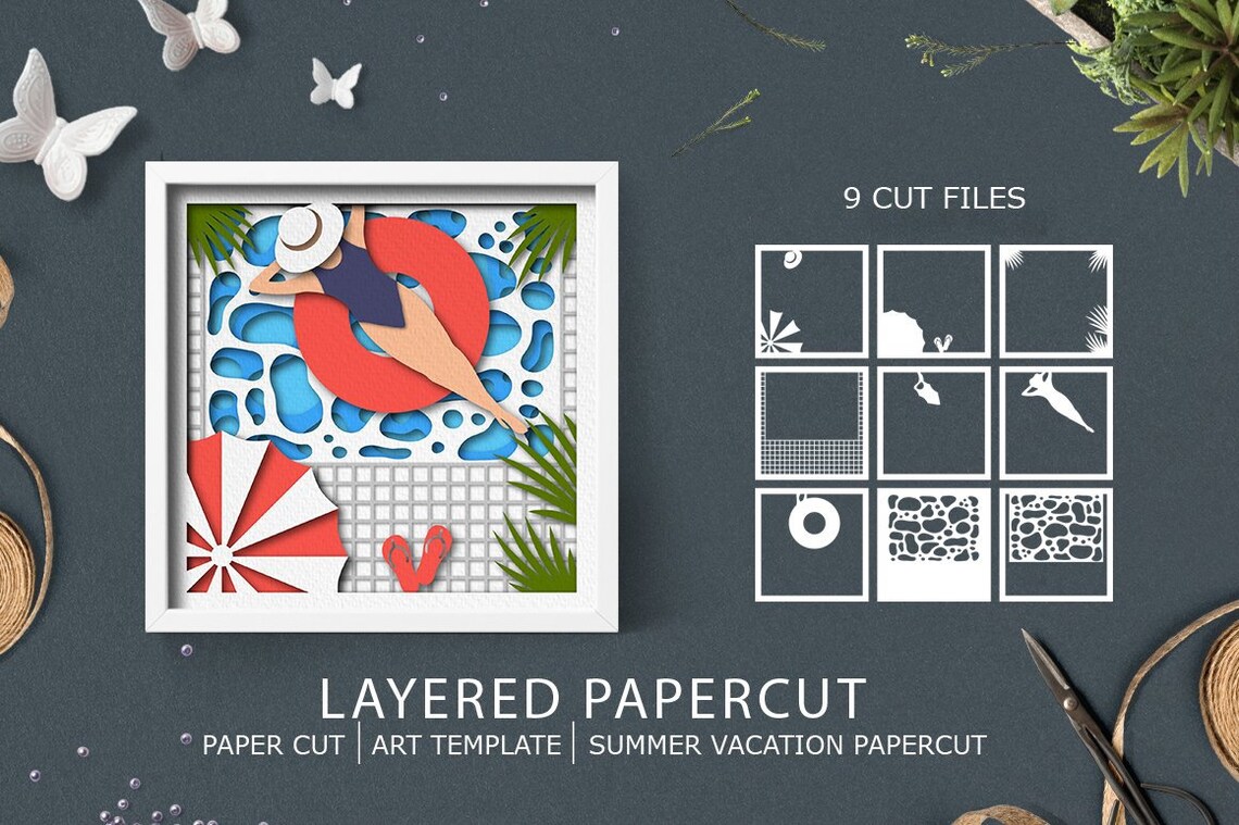 Shadow Box SVG Layer SVG 3D Shadow Box Shadow Box 3d Layer - Etsy